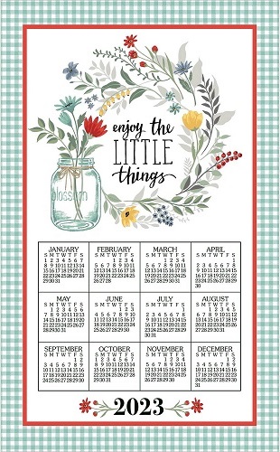 2023 Kay Dee & Willow Creek Linen like Calendar Towels - Old Deerfield ...